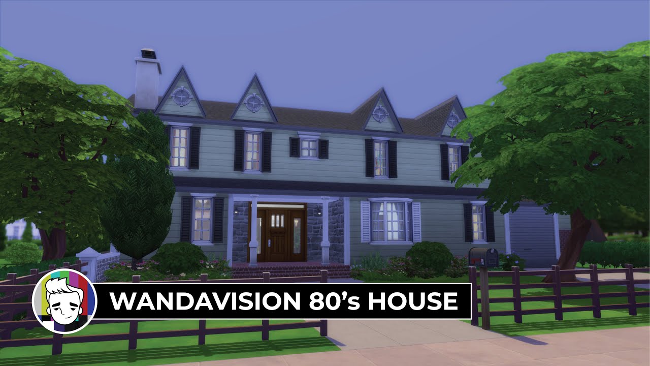 WandaVision House | The Sims 4: Speed Build - YouTube