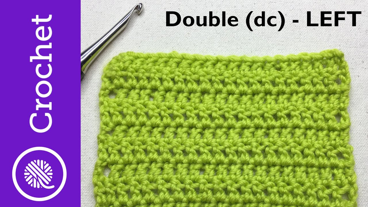 How To Double Crochet Beginner Crochet Lesson 3 Left Handed CC how-to-double-crochet-beginner-crochet-lesson-3-left-handed-cc