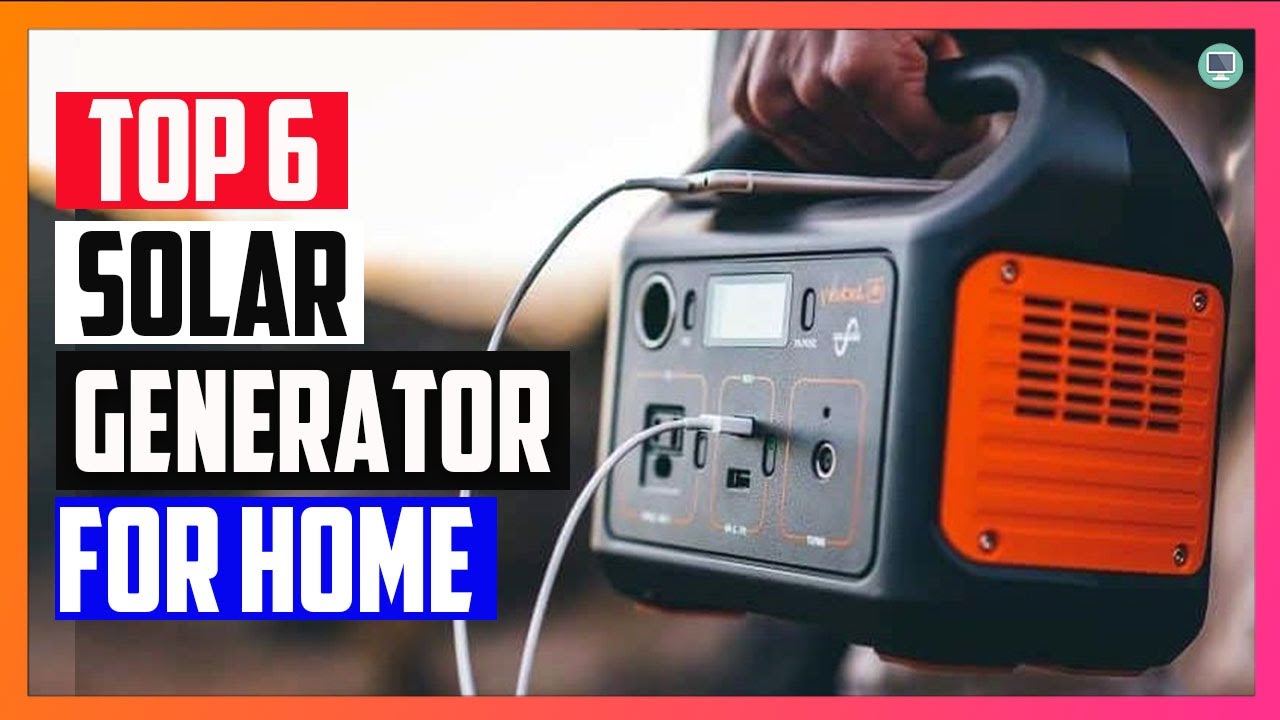 6 Best Solar Generator for Home Use in 2022 - YouTube
