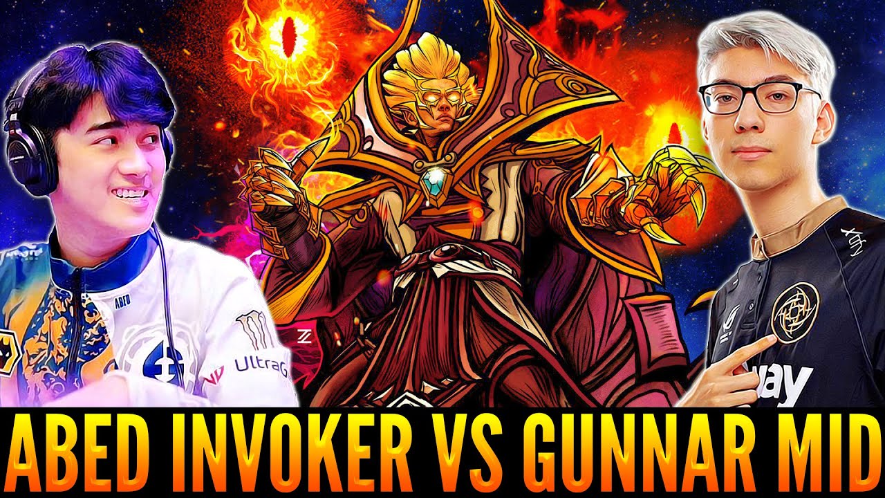 ABED Pick INVOKER For Mid vs GUNNAR VISAGE And Show Him Next Level ...