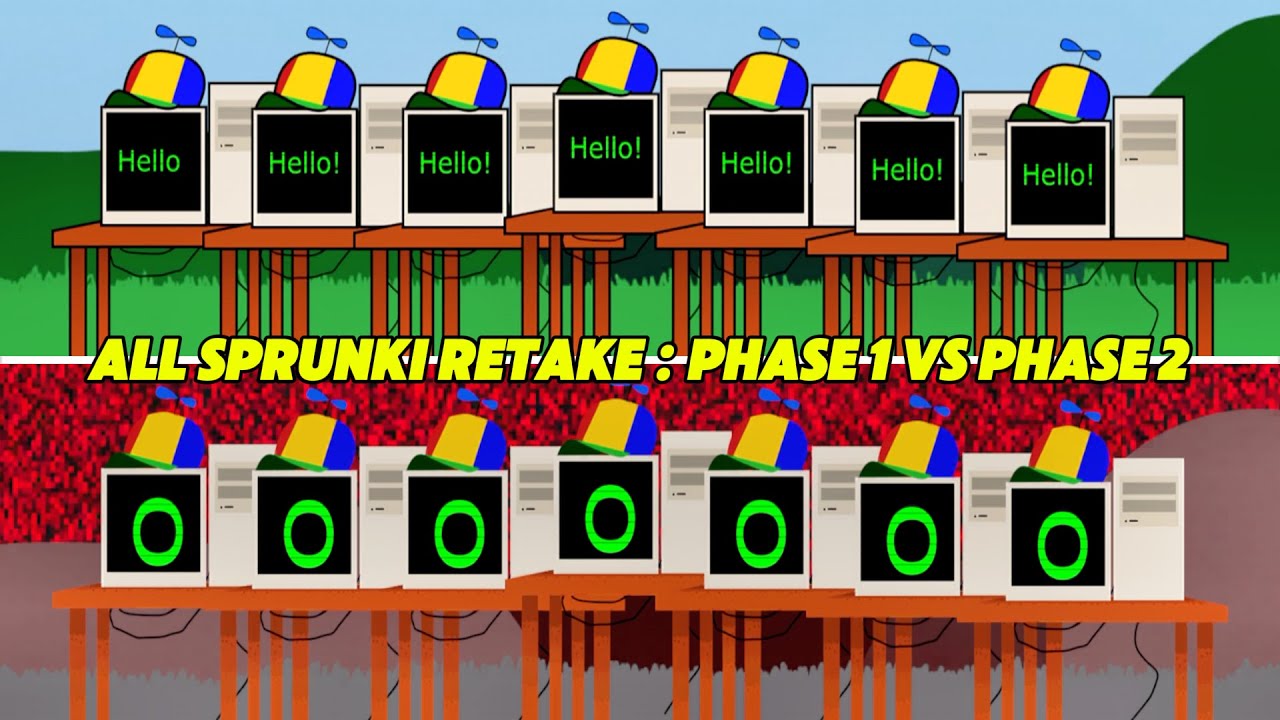 Mix All Mr. Fun Computer Together Phase 1 VS Phase 2 in Incredibox ...