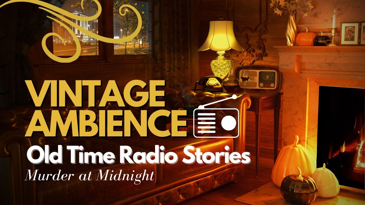 Spooky Halloween Ambience: Vintage Asmr 🎃 Old Time Radio Stories From ...