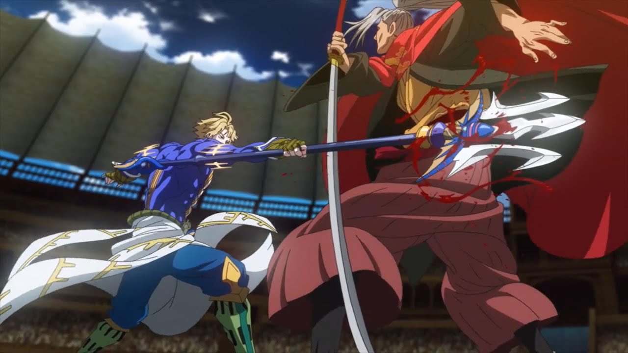 Record of Ragnarok Season 1 Poseidon vs Kojiro Sasaki Full Fight ...