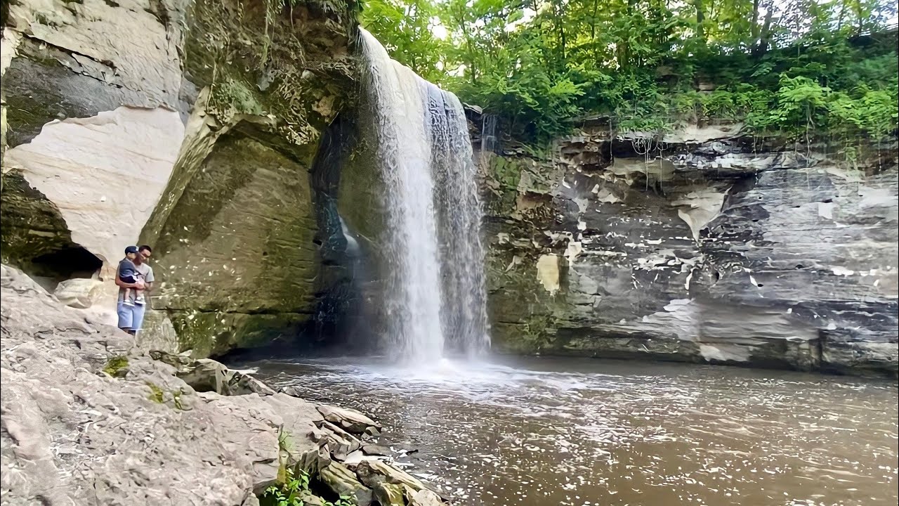 Minneopa State Park Waterfalls (Mankato, Minnesota) - YouTube