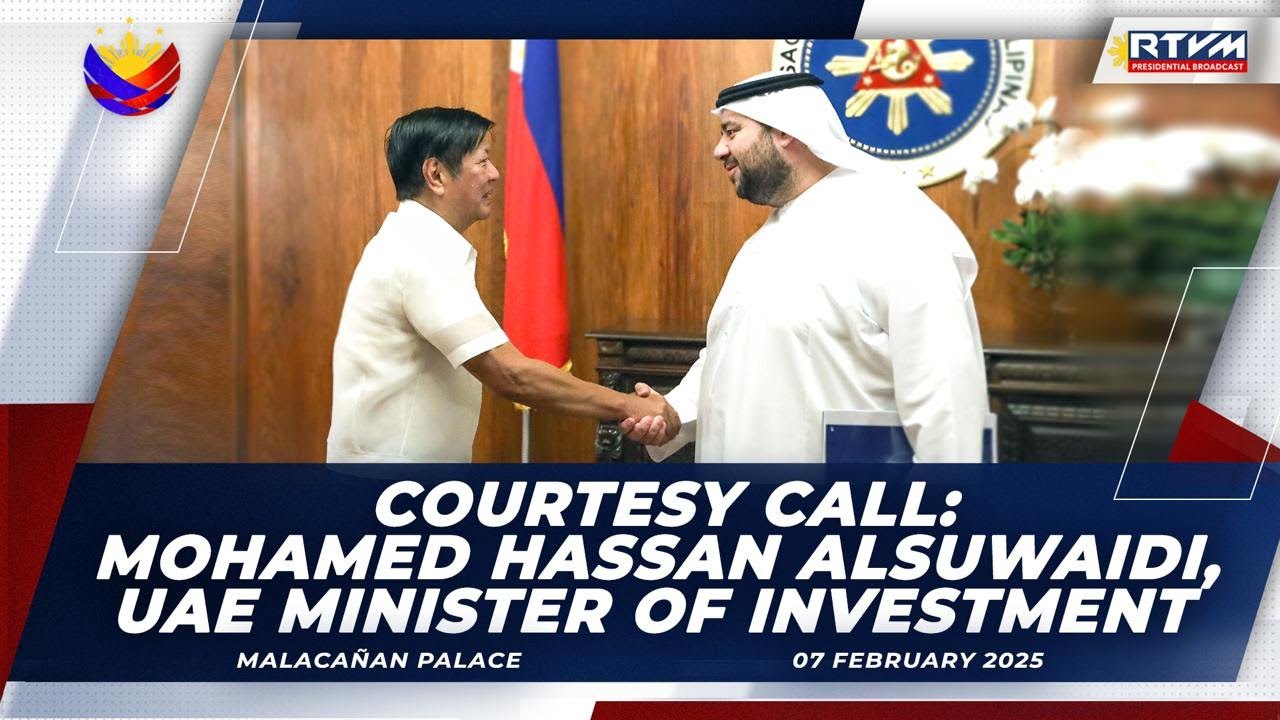 Courtesy Call: Mohamed Hassan Alsuwaidi, Minister of Investment of the ...