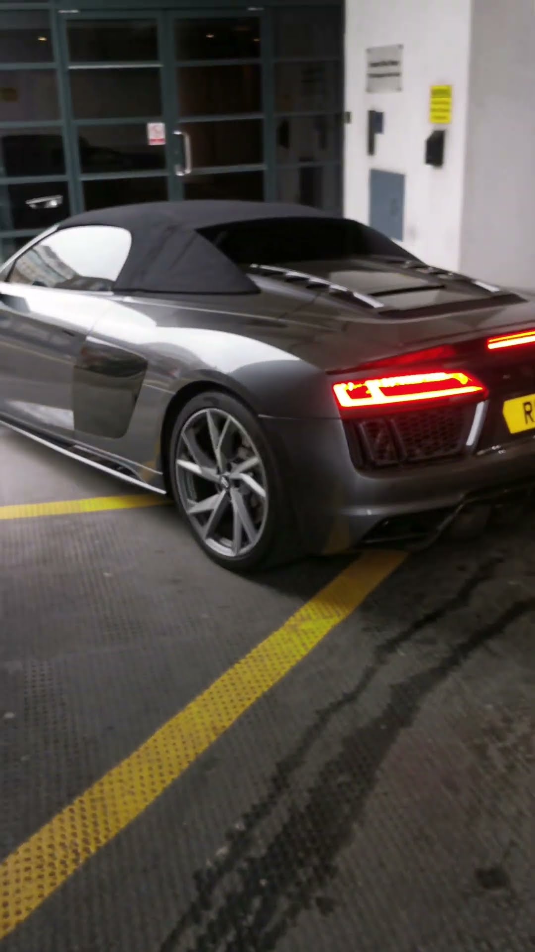 Sick Clean Audi R8 Spyder convertible in Black #automobile #Audi # ...