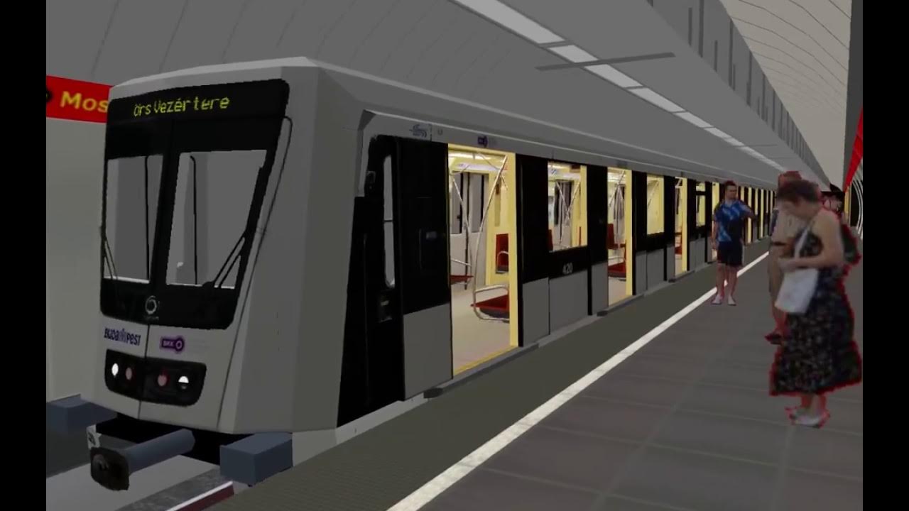 OpenBVE Budapest metro M2 Örs Vezér Tere - Déli Pályaudvar (cabview) - YouTube