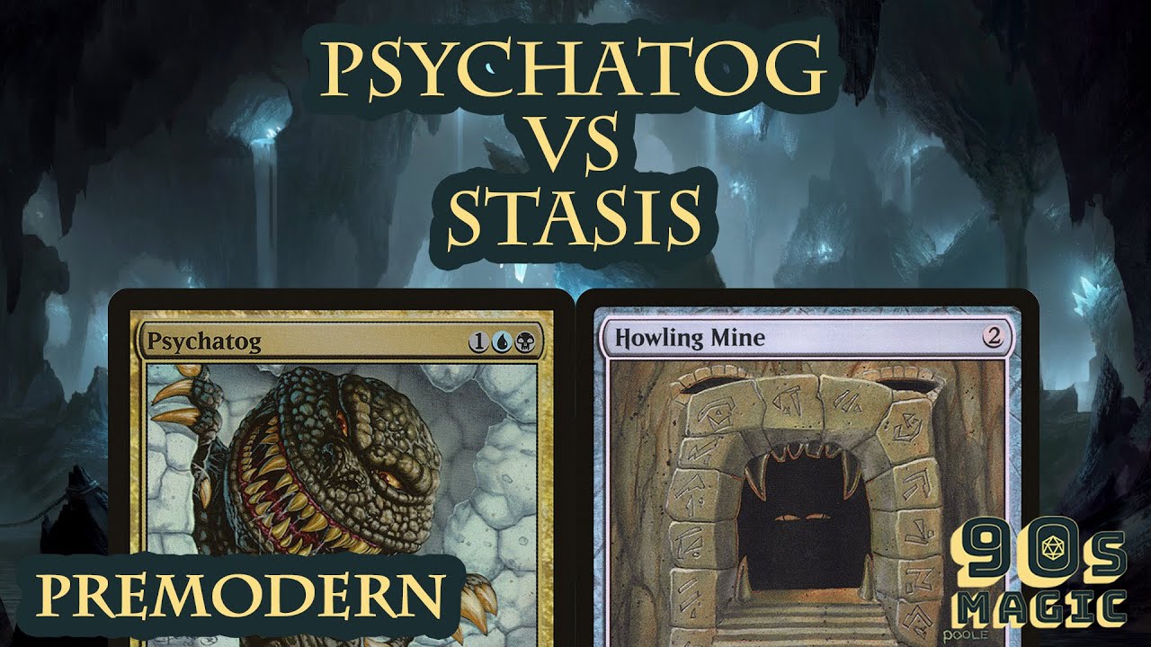 Psychatog Gro-A-Tog vs Stasis Black Vise [MTG Premodern] - YouTube