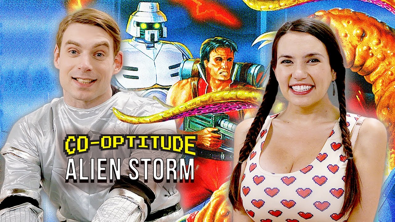 Let's Play Alien Storm for Sega Genesis! (Co-Optitude) - YouTube