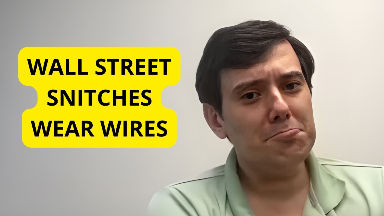 Martin Shkreli: «People On Wall Street Are Wearing Wires To Snitch ...