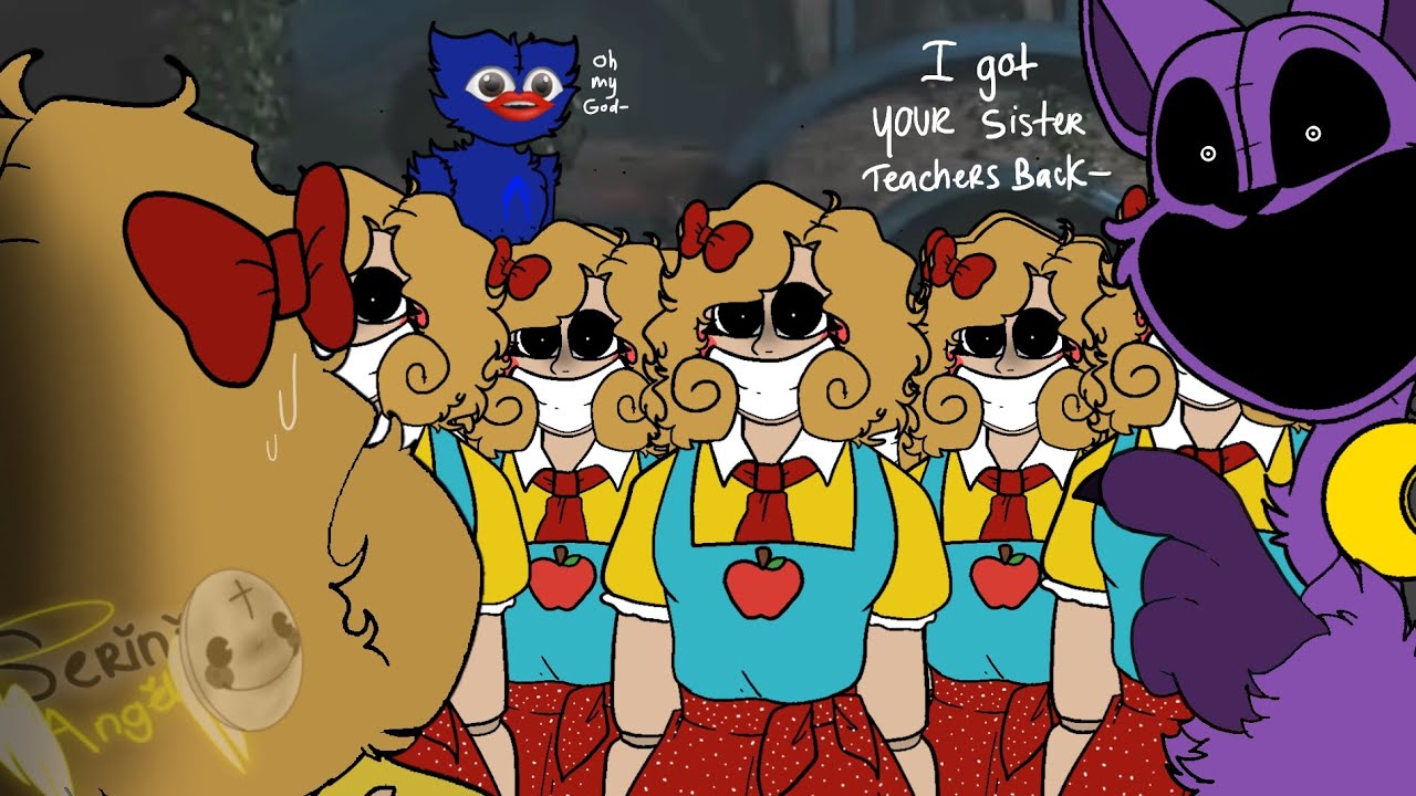 Miss Delight Got Her Sisters Back Poppy Playtime Chapter 3 My Au Funny Animations