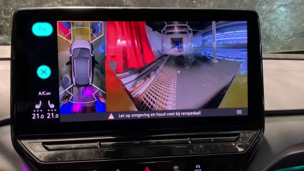 VW ID4 carwash / wasstraat 360 camera’s - YouTube