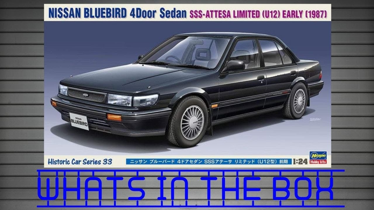 Whats In The Box,Hasegawa Nissan Bluebird U12 SSS ATTESA Limited (U12 ...