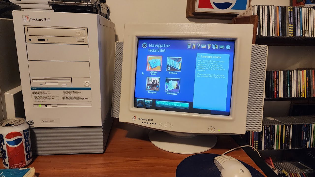 Using the Packard Bell Force 442CDT #Packvember - YouTube