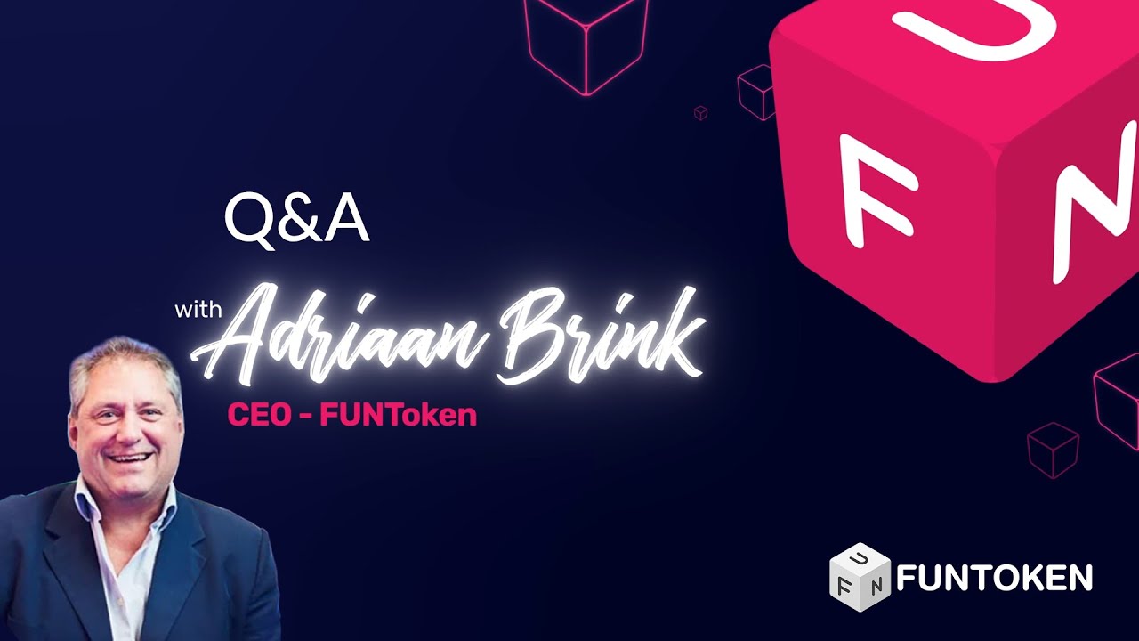 Q&A with Adriaan Brink-FUNToken Announces XFUN - YouTube
