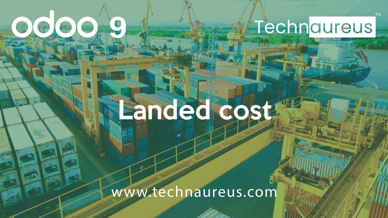 Landed cost In Odoo | Landed Cost Configuration - YouTube