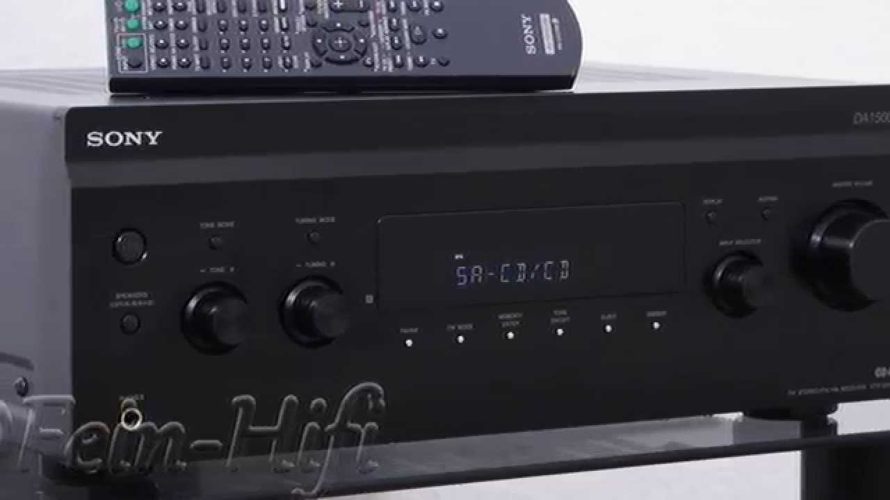 Sony STR-DA1500ES Stereo Receiver - YouTube
