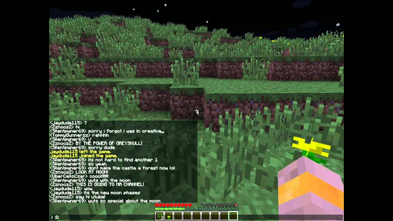 Minecraft Pre4 : Moon Phase In Action! - YouTube