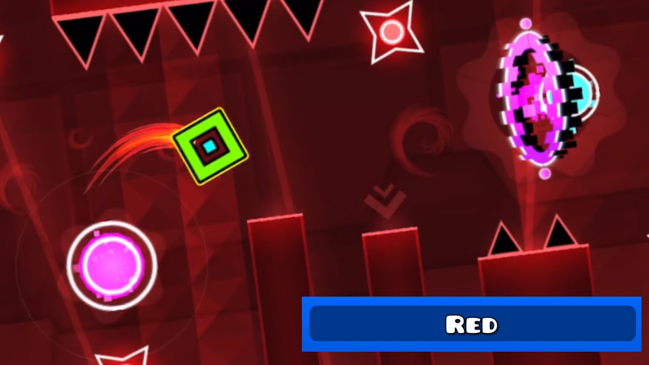 Geometry Dash 2.2 - Red, by JesseGDGaming (me) - YouTube