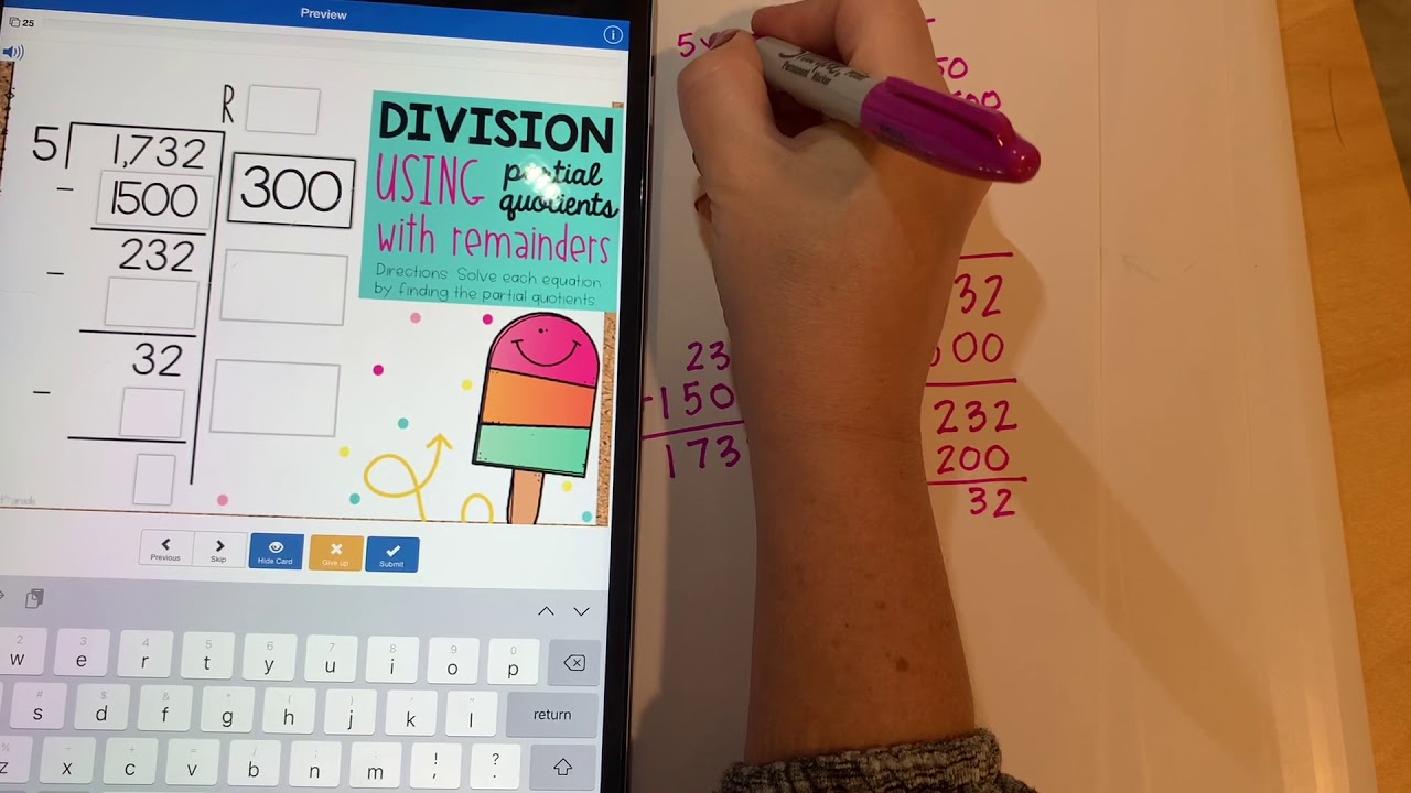 Partial Quotient Puzzles - YouTube