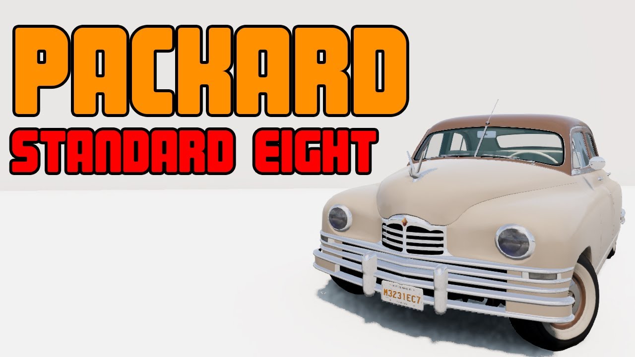 Мод Packard Standard Eight 1948 для BeamNG.drive - YouTube