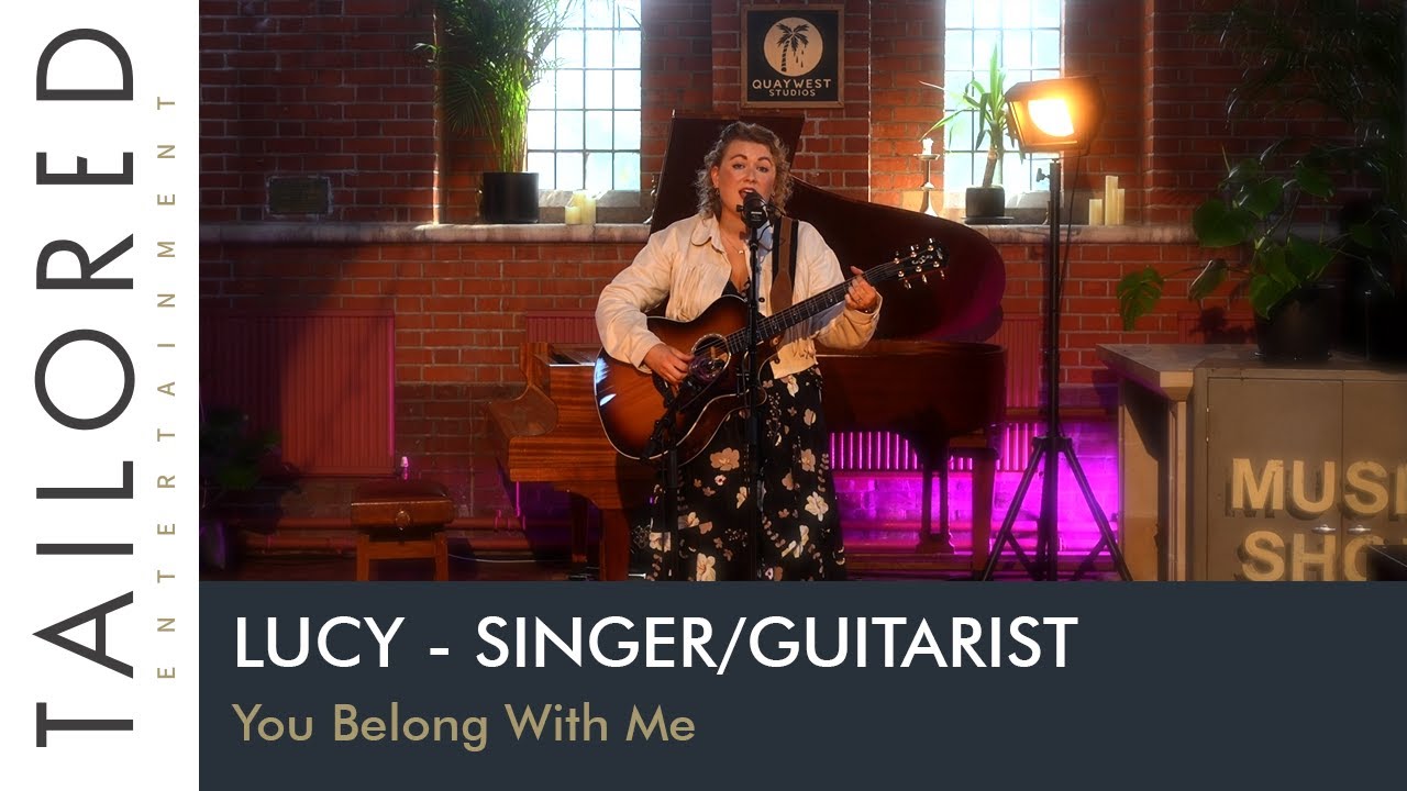 Lucy - Singer/Guitarist For Hire, UK - You Belong With Me - YouTube