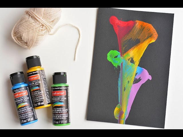 Yarn Painting For Kids
