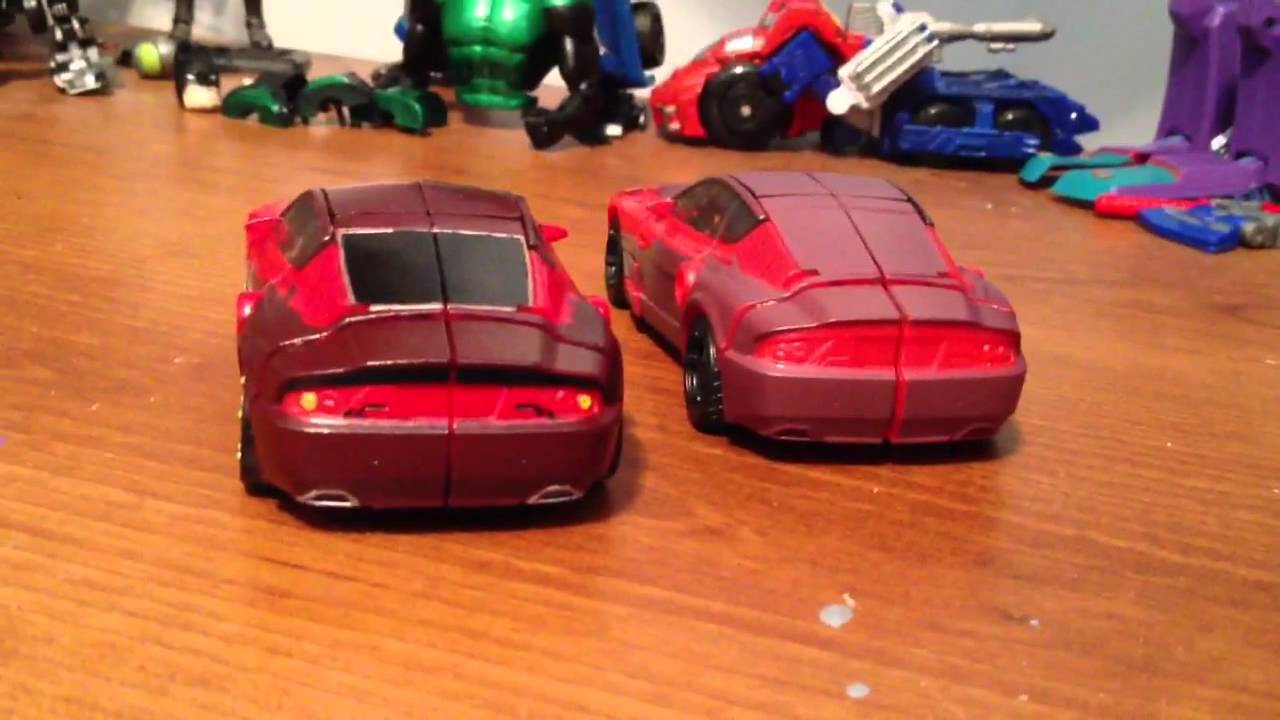 Transformers prime rid knock out custom - YouTube