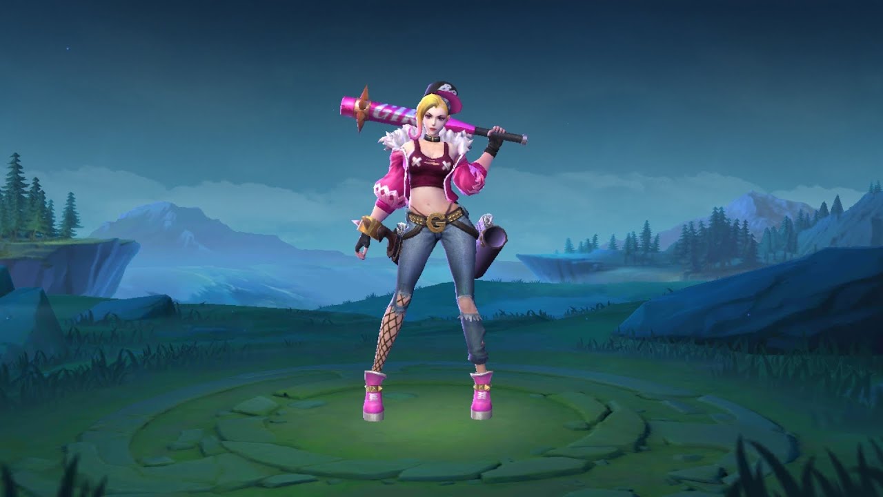 Animasi Skin Fanny Punk Princess - YouTube