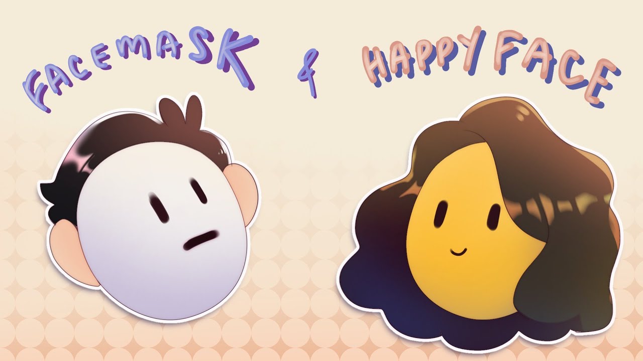 White Mask and Happy Face: Short Animation feat. Nyellie Ellie - YouTube