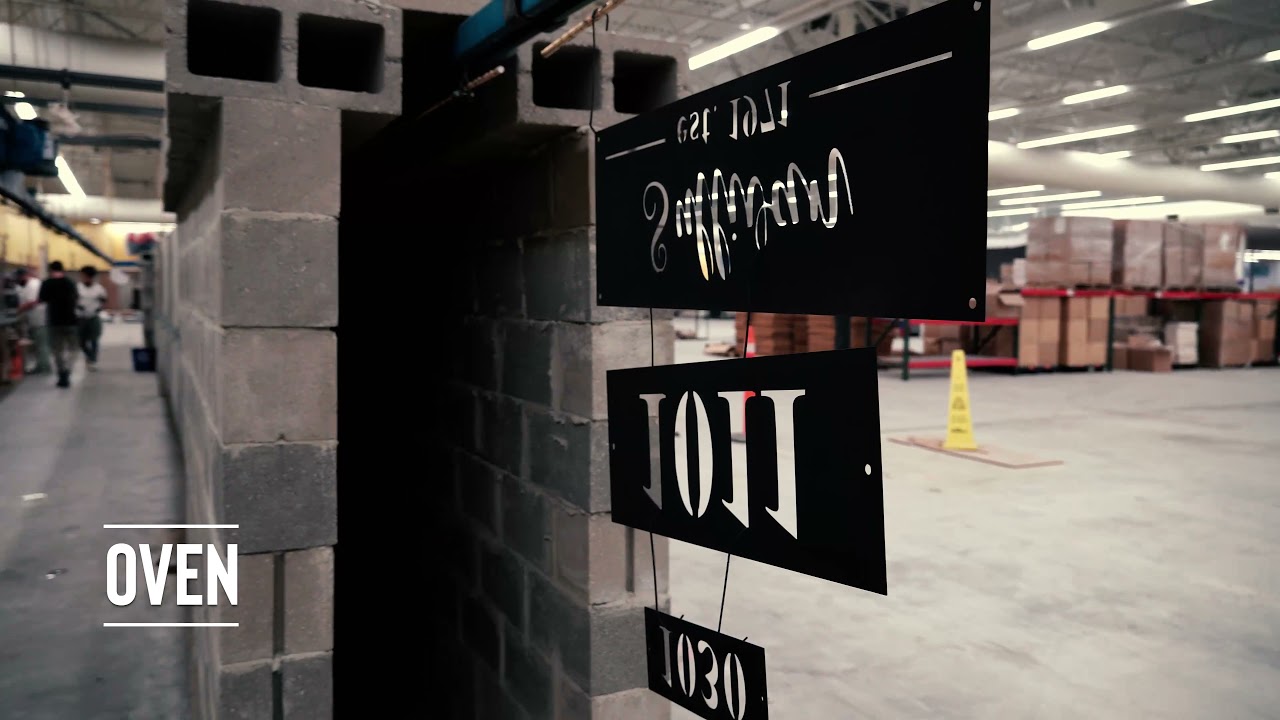 How Die Cut Metal Signs are Made - YouTube