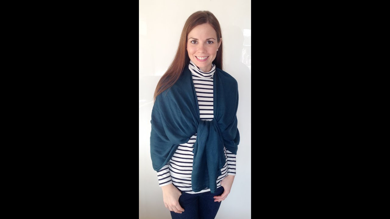 SHAWL STYLE from my {Pashmina Refashion Tutorial} DIY 6-Way Convertible ...