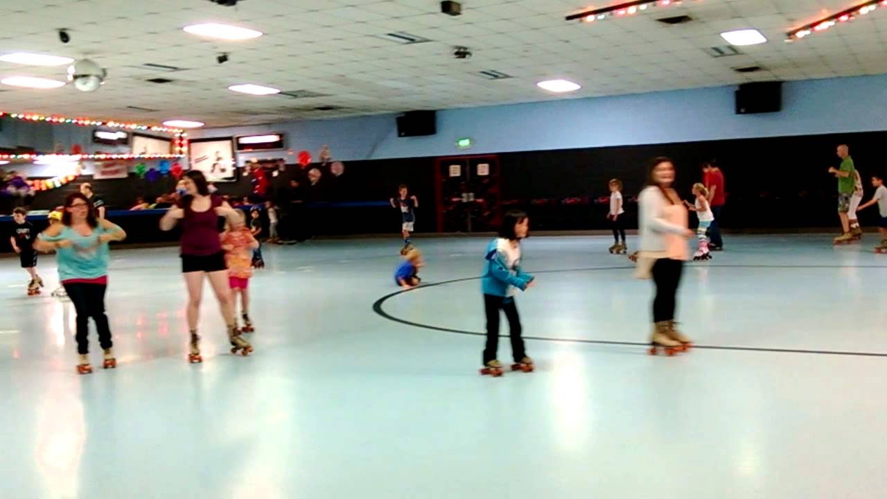 chicken dance on skates! - YouTube