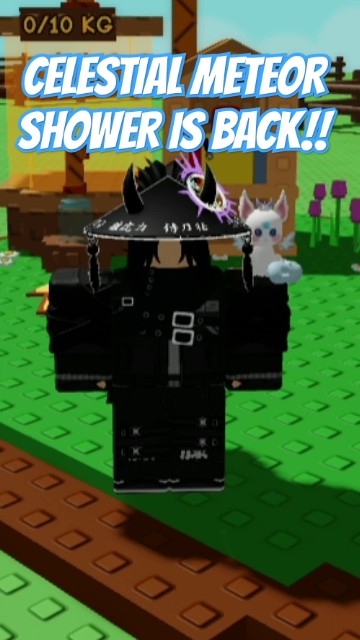 Meteor shower is coming back in Grow a Garden #growagarden #roblox # ...