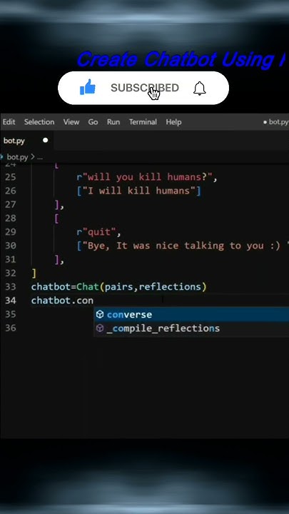 Create Chatbot Using Python. - YouTube