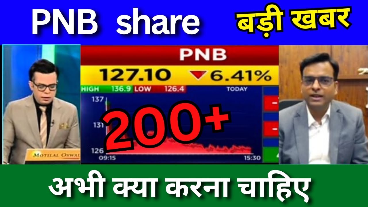 PNB share latest news today, pnb share news today, buy or sell?, PNB ...