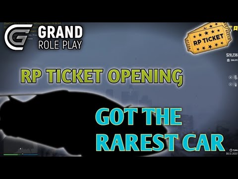 rp ticket opening in gta 5 grand rp | got the most rare car - YouTube