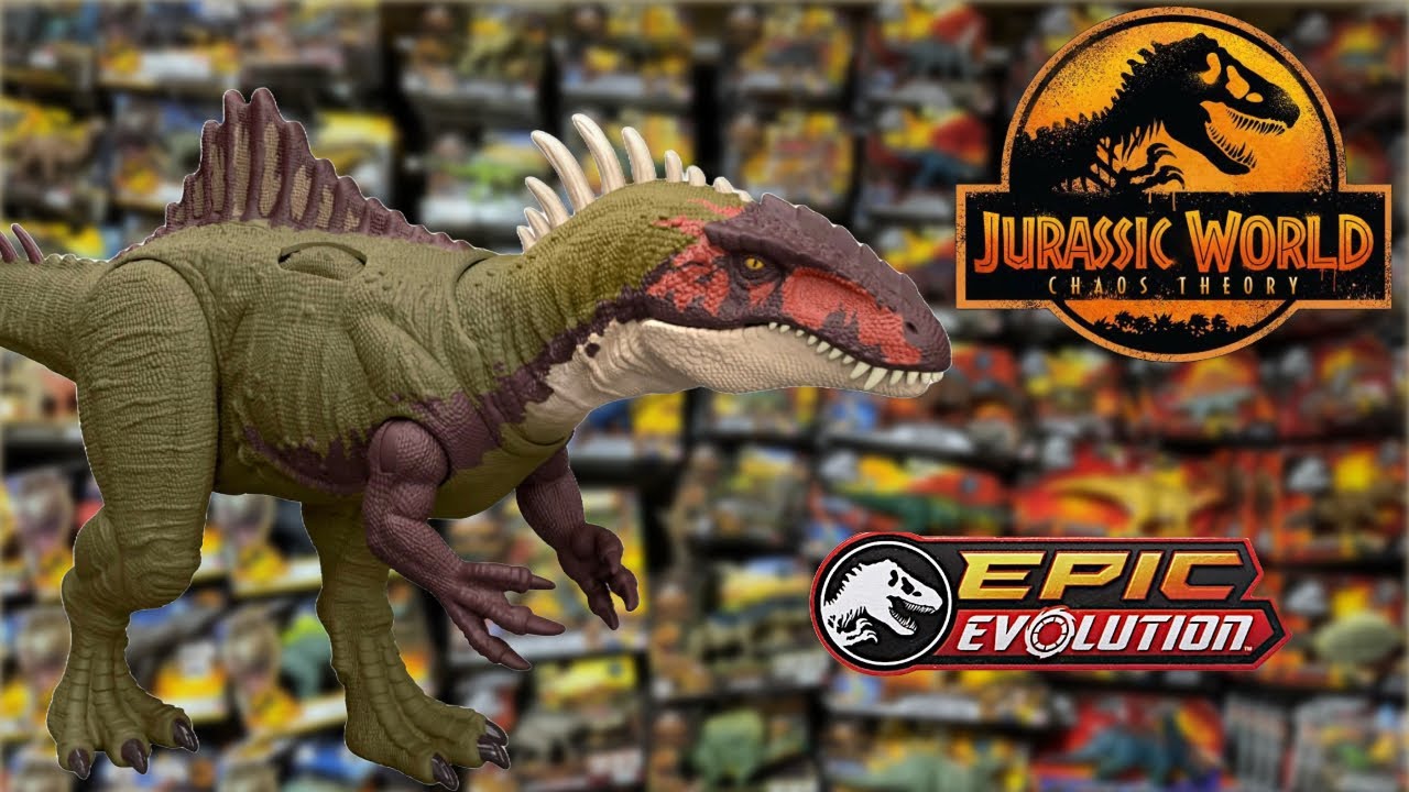 Jurassic World Chaos Theory Battle Roarin Becklespinax + Scan Code ...
