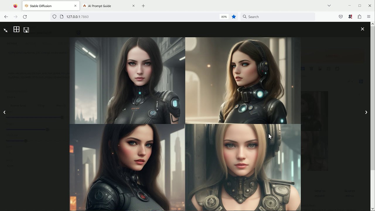 Playing with Stable Diffusion - Artificially Generated Cyberpunk Babes ...