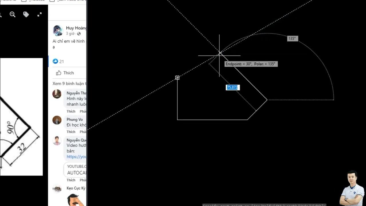 ️ [Hướng dẫn AutoCAD] Áp dụng Polar Tracking và Osnap Tracking để vẽ nhanh - YouTube