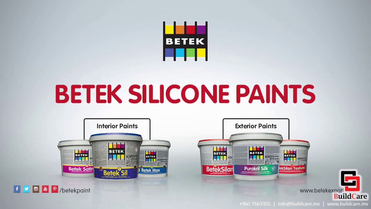 Betek Silicone Paints with BC Logo - YouTube