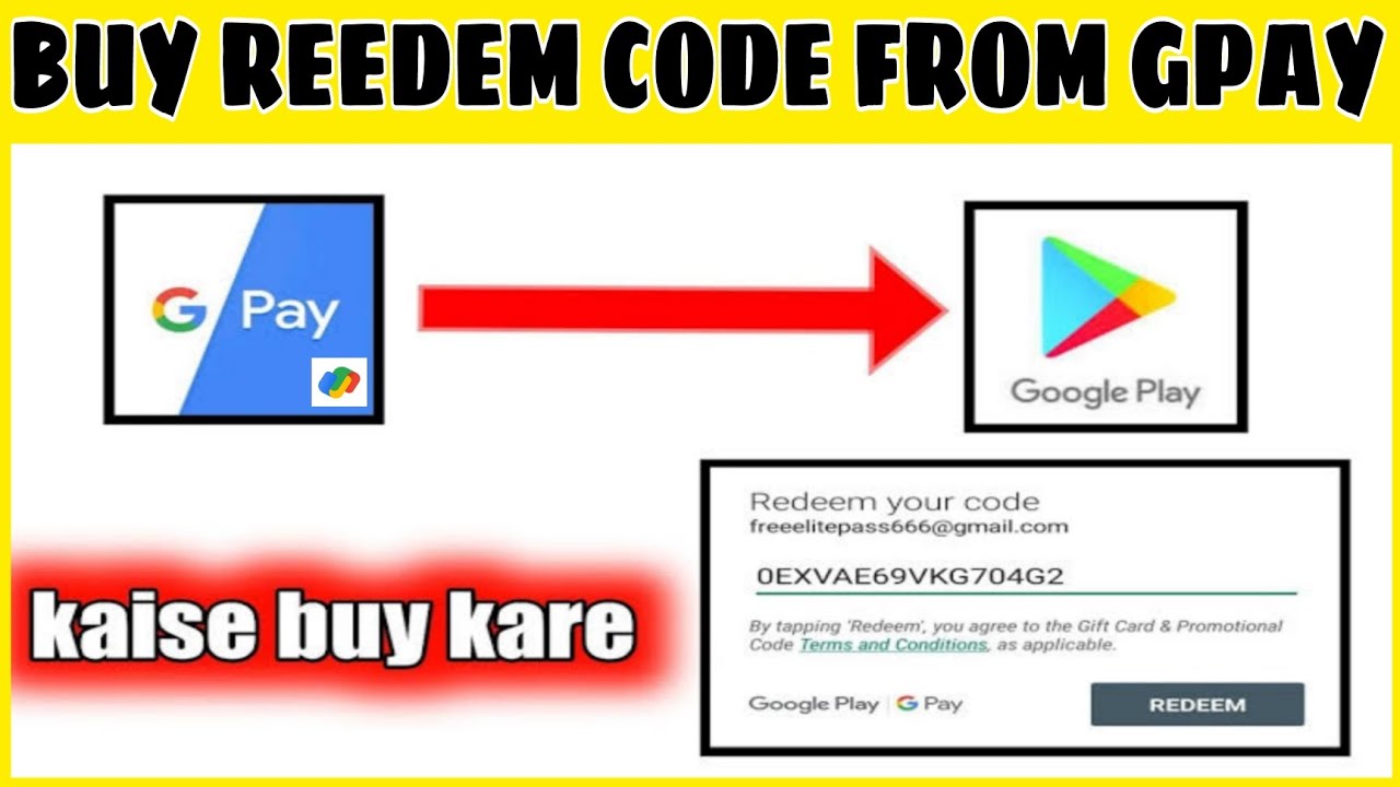 How To Buy Reedem Code From Google Pay || How To Purchase Reedem Code ...