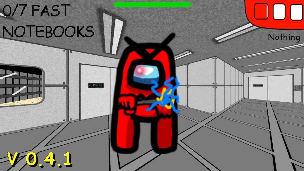Red's Basics in Among Us Remake (Super Fast) V.0.4.1 (Baldi's Basics ...