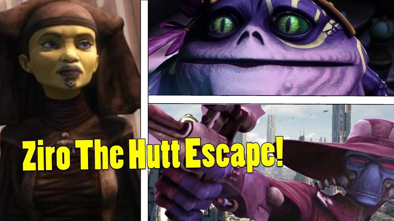 Clone Wars Ziro's Escape Explained! Luminara Unduli VS Cad Bane! Ziro ...