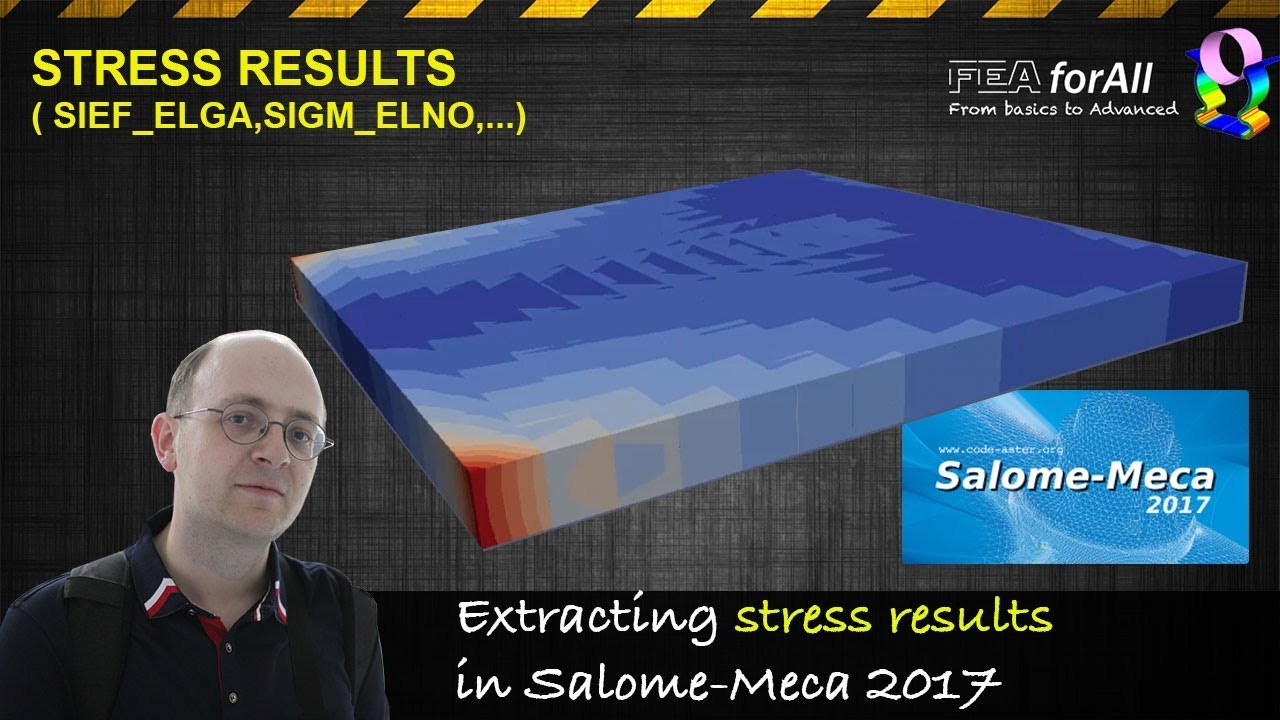[Salome Meca Tutorial] Extracting Stress Results - YouTube