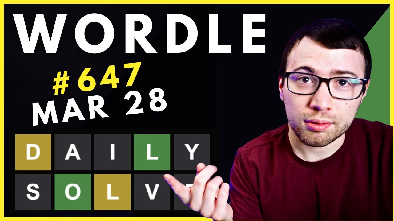 I Thought This Was A Different Word Wordle 647 March 28 YouTube i-thought-this-was-a-different-word-wordle-647-march-28-youtube