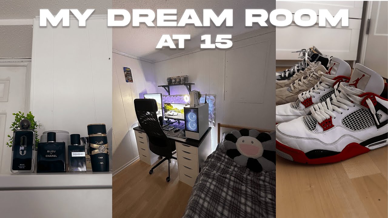 A 15 Year Old's DREAM Room/Setup Tour! - YouTube