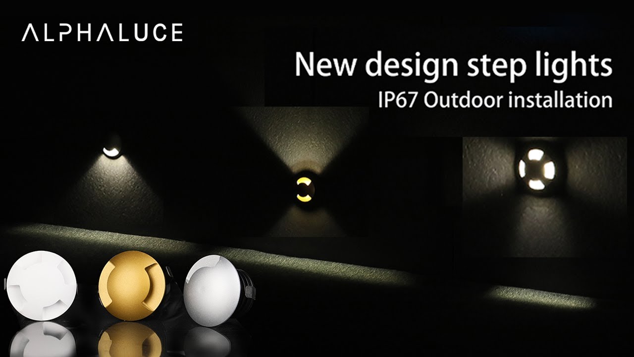 Multi-color high IP indoor and outdoor footlights - YouTube