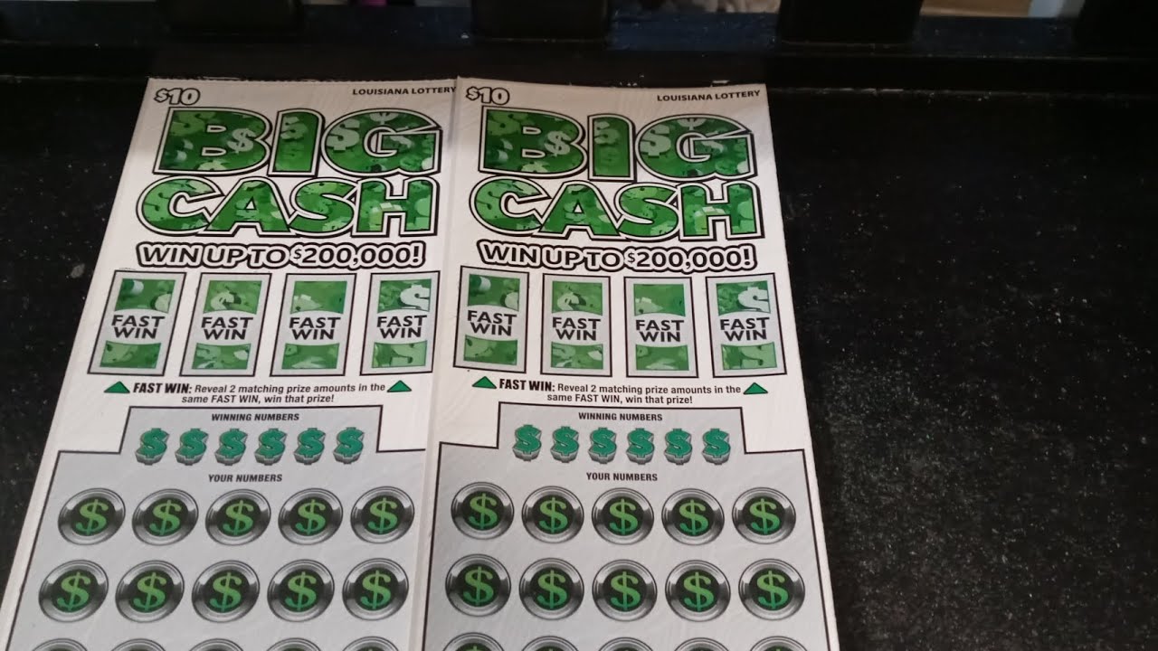 BIG CASH Louisiana scratch off - YouTube