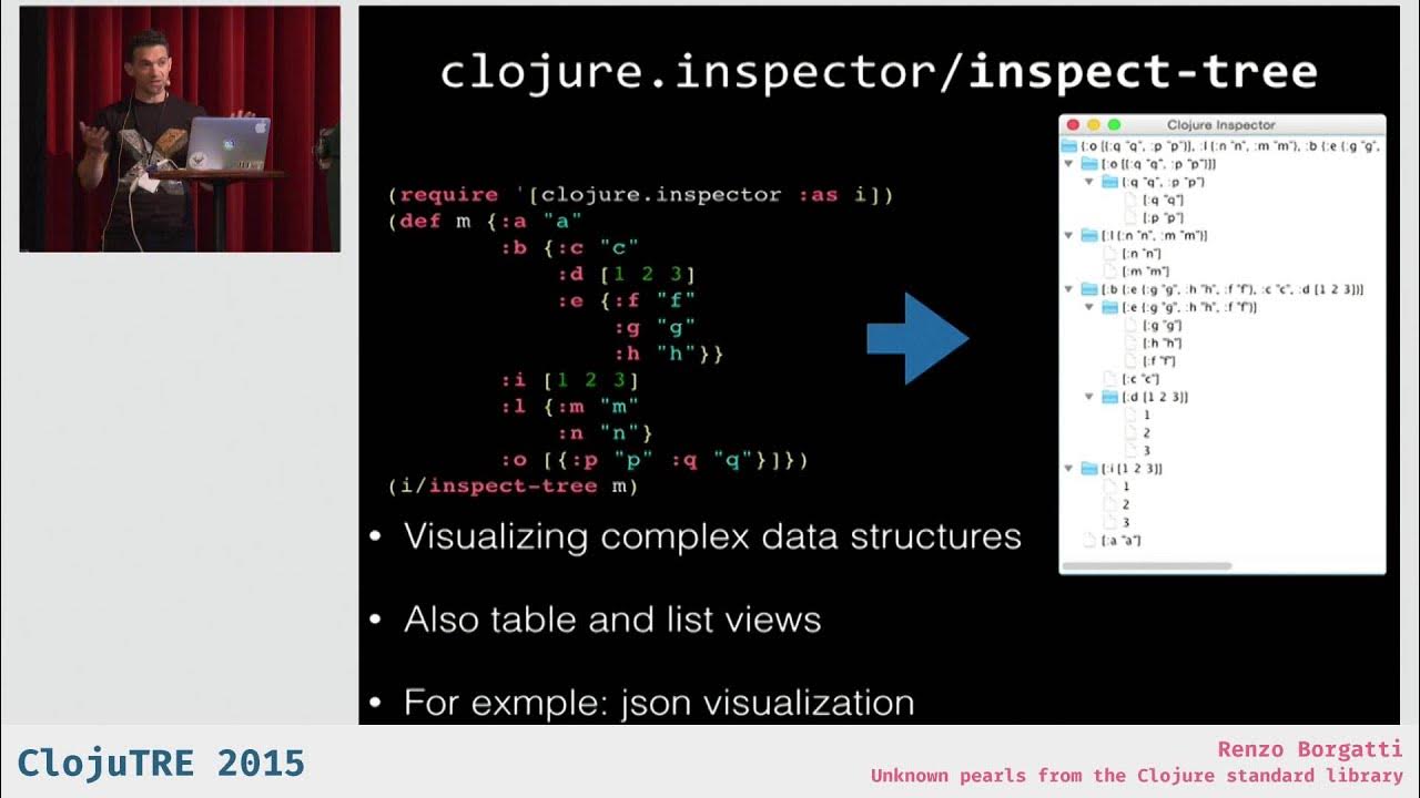 Unknown pearls from the Clojure standard library - Renzo Borgatti - YouTube